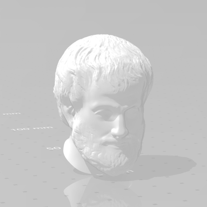 Aristotles Head free 3D model 3D printable | CGTrader