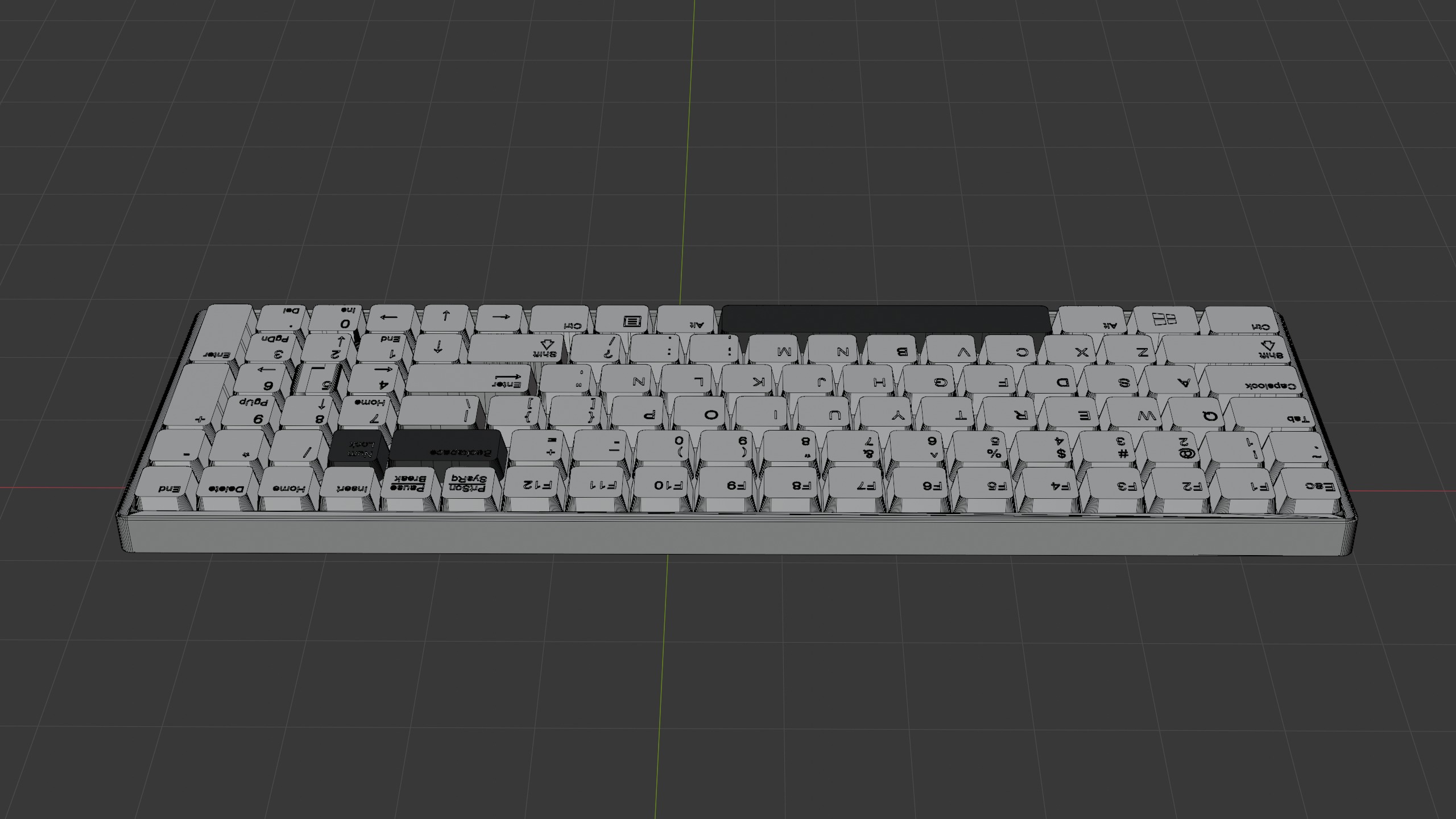 Mechanical Keyboard 1 free 3D model | CGTrader