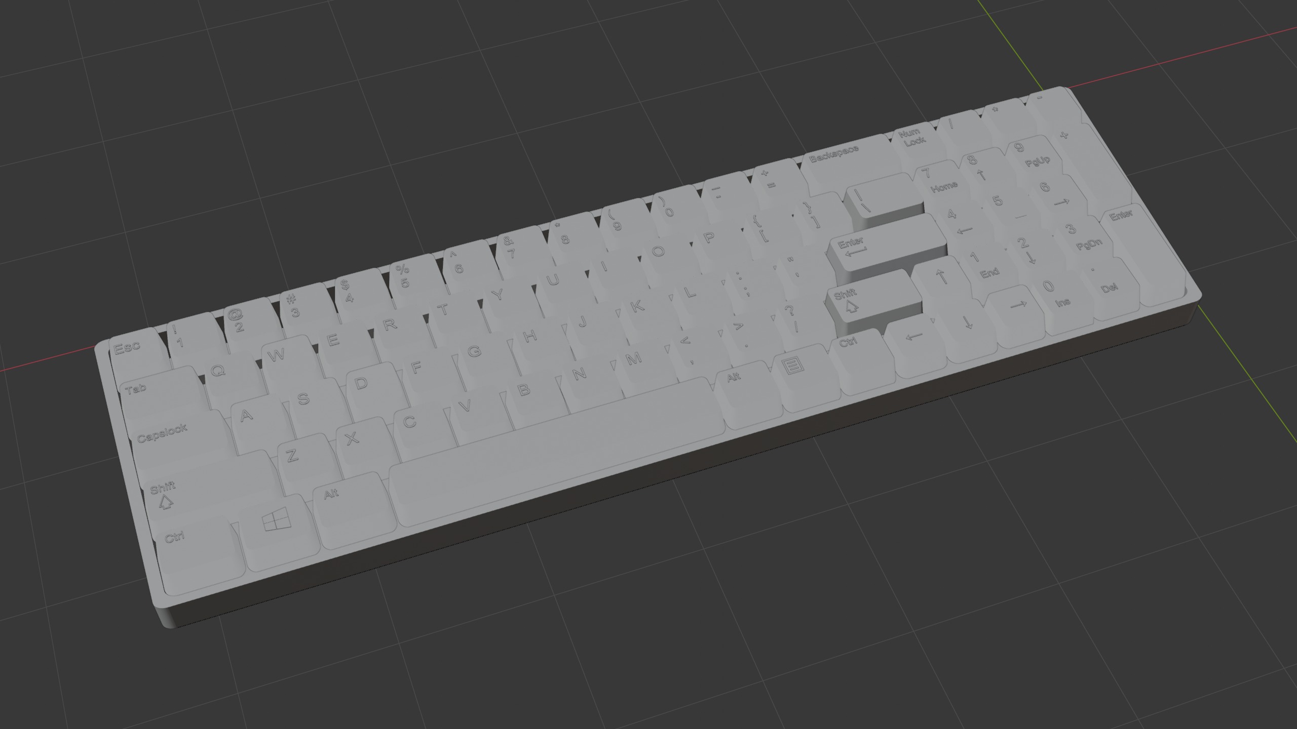 Mechanical Keyboard 2 free 3D model | CGTrader
