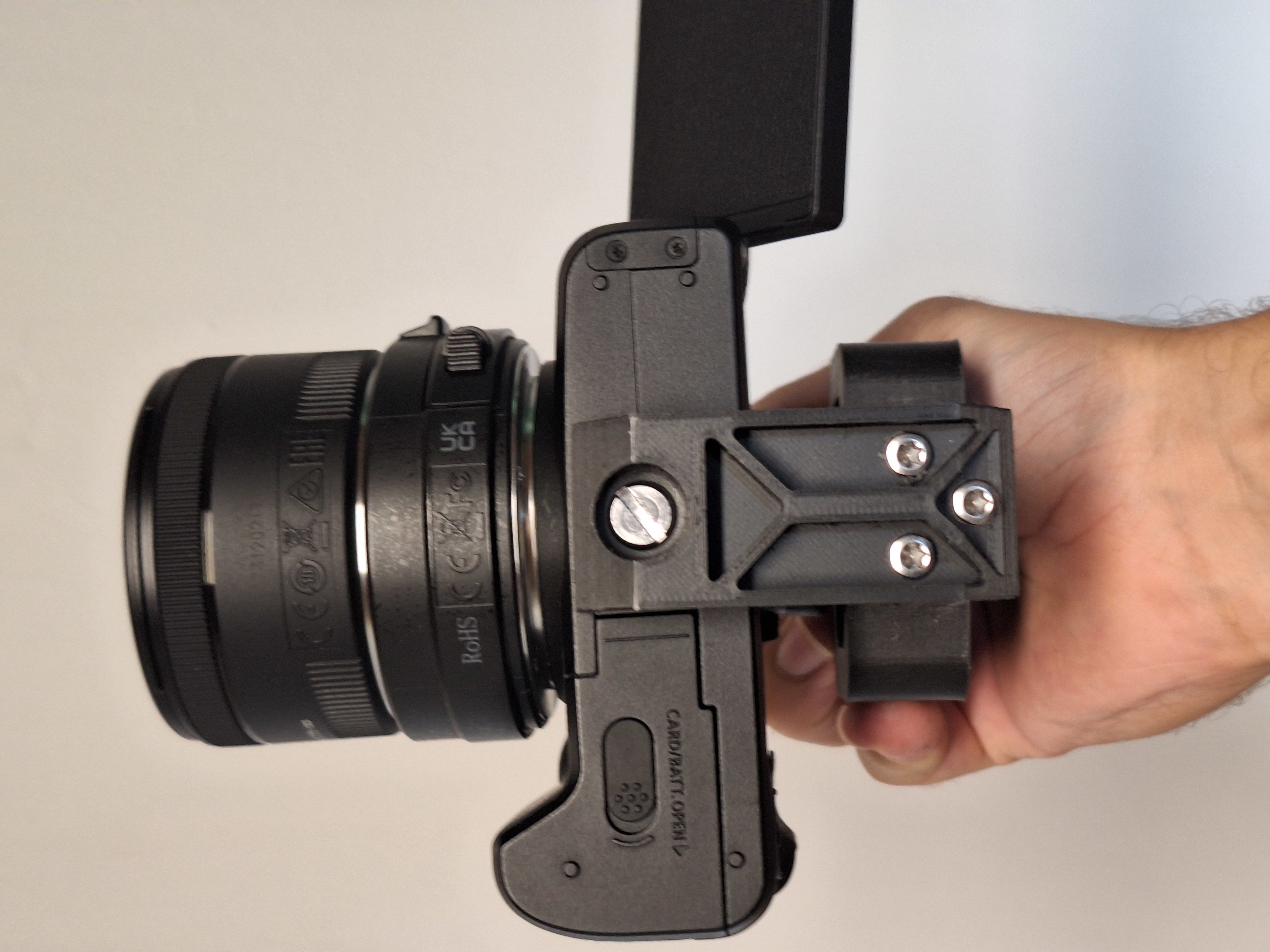 canon eos m50 handle free 3D model 3D printable | CGTrader