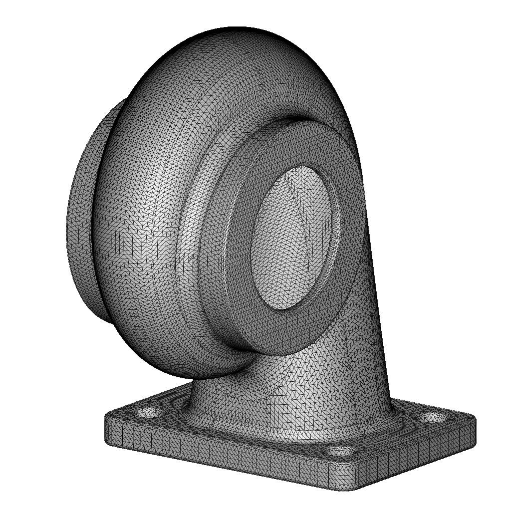 Cast Iron Turbine Housing 3D model 3D printable | CGTrader