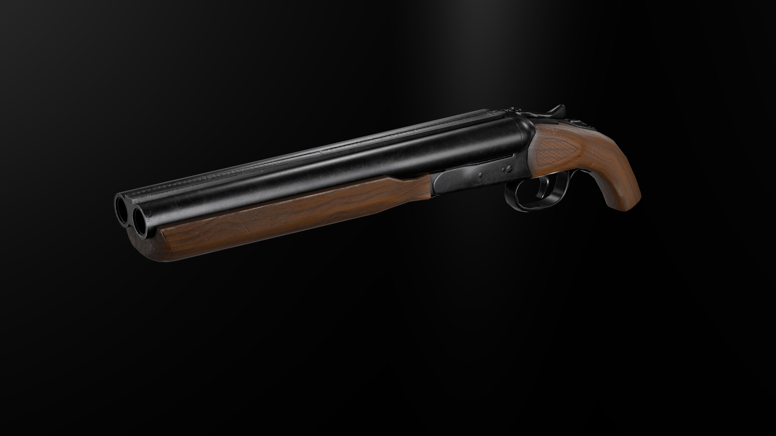 3D model Western Sawed-off VR / AR / low-poly | CGTrader