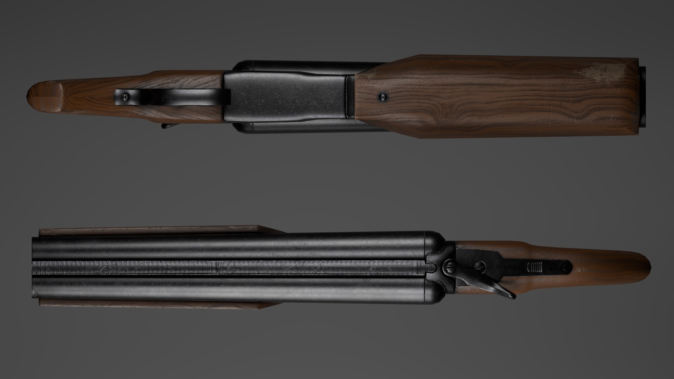3D model Western Sawed-off VR / AR / low-poly | CGTrader
