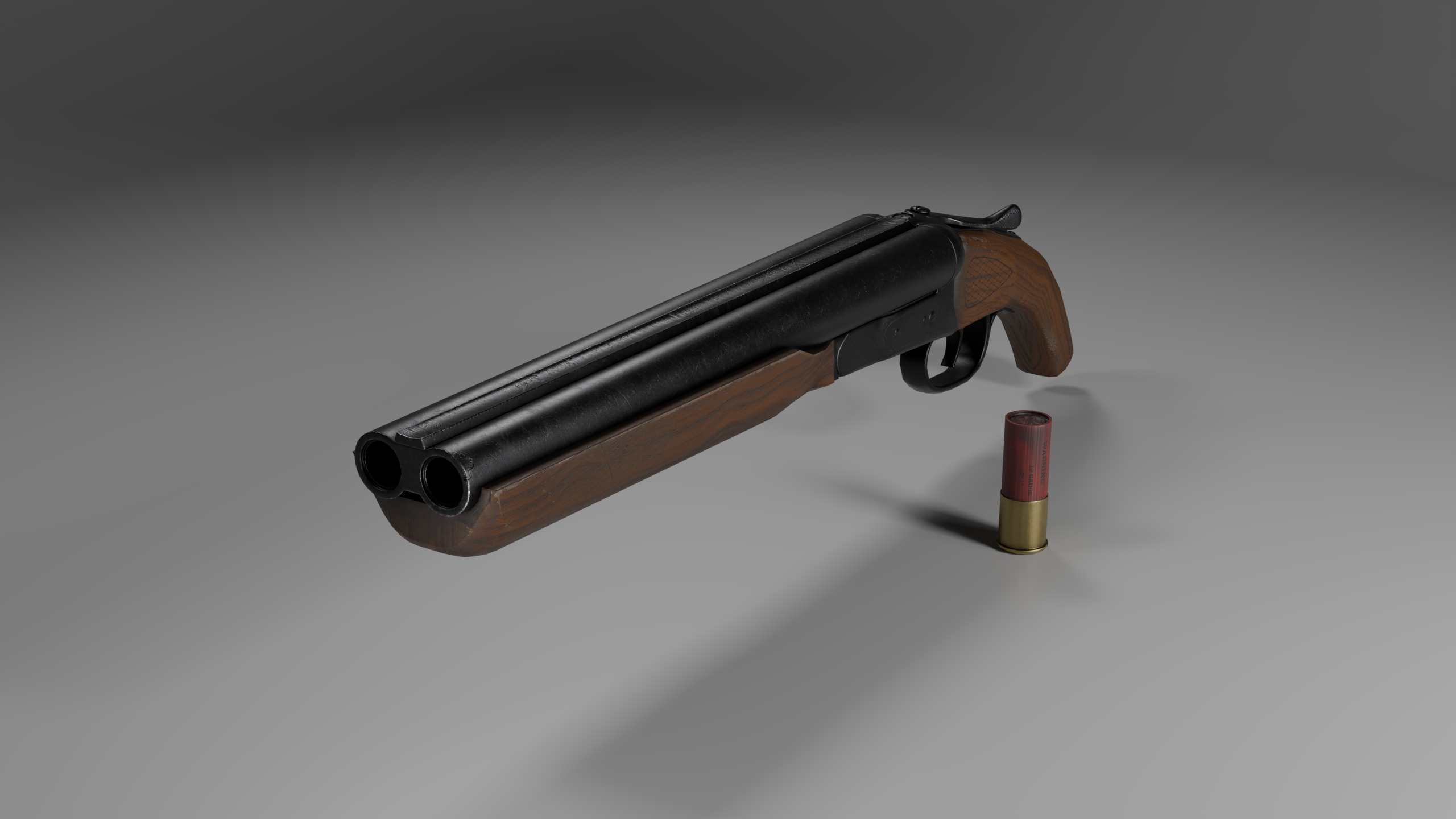 3D model Western Sawed-off VR / AR / low-poly | CGTrader