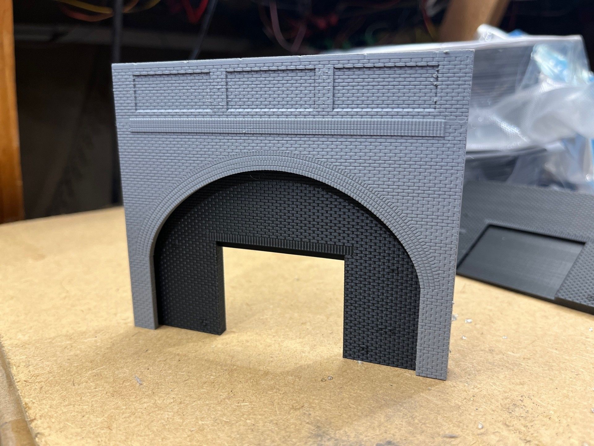 Model Railway Brick Arch Commercial Premises Add-on Component 3D model ...
