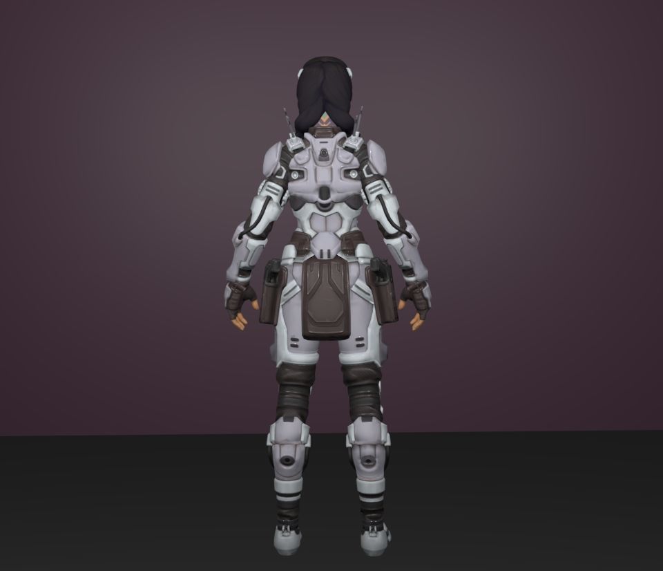 scrapknight jules 3D model animated rigged | CGTrader