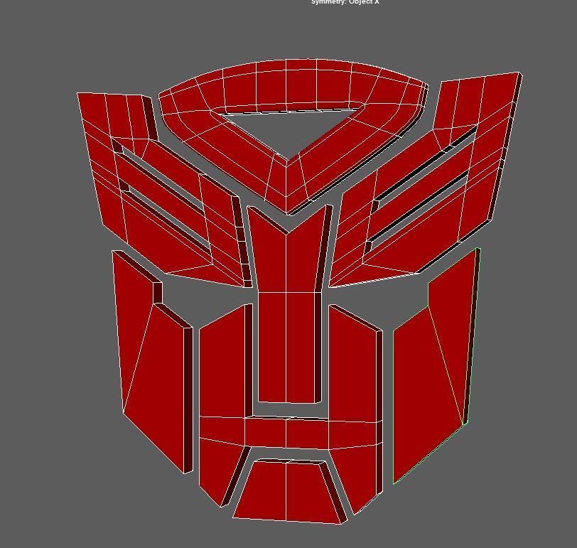 3D model Autobot logo VR / AR / low-poly | CGTrader