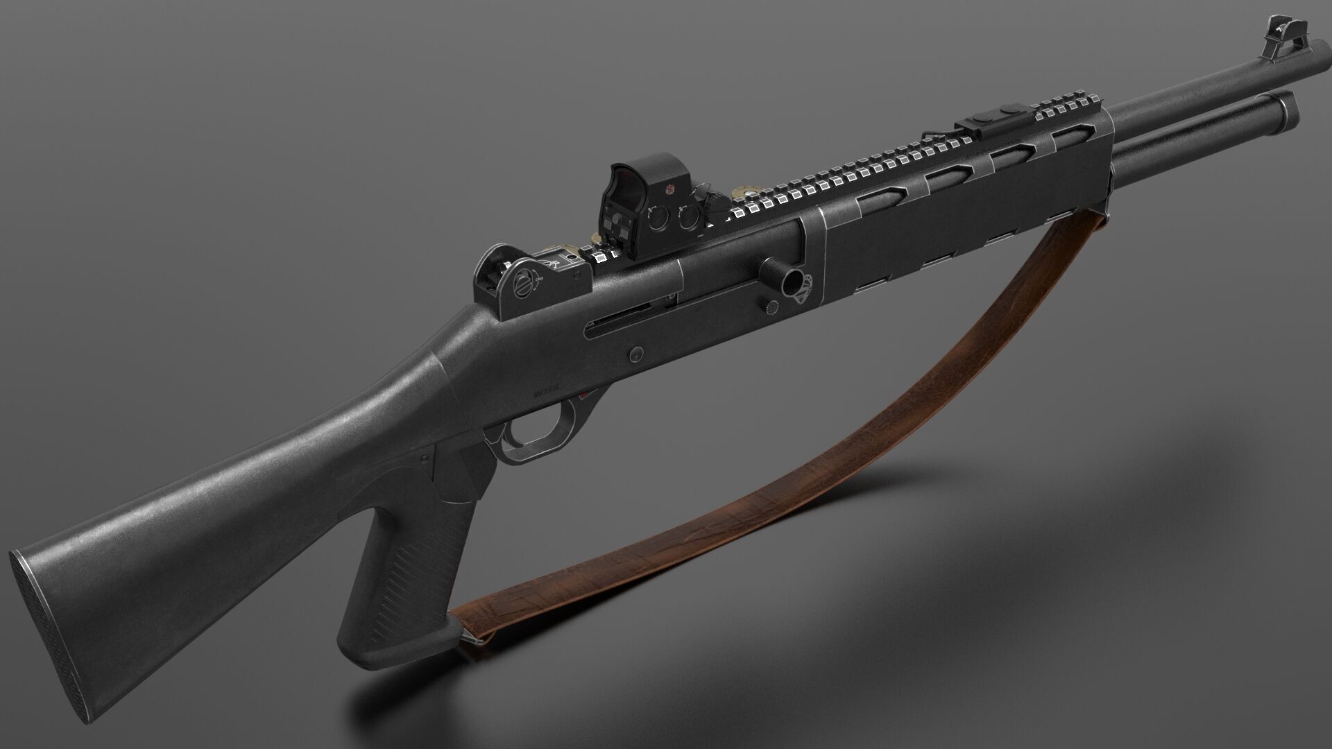 3D model Shotgun 90 Fps - Tps VR / AR / low-poly | CGTrader
