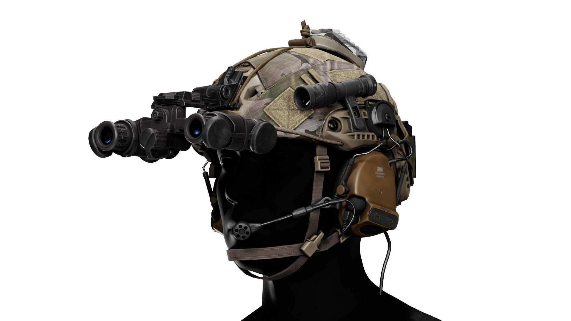 3D model PVS31 NVG BATTERY RETENTION SYSTEM VR / AR / low-poly | CGTrader