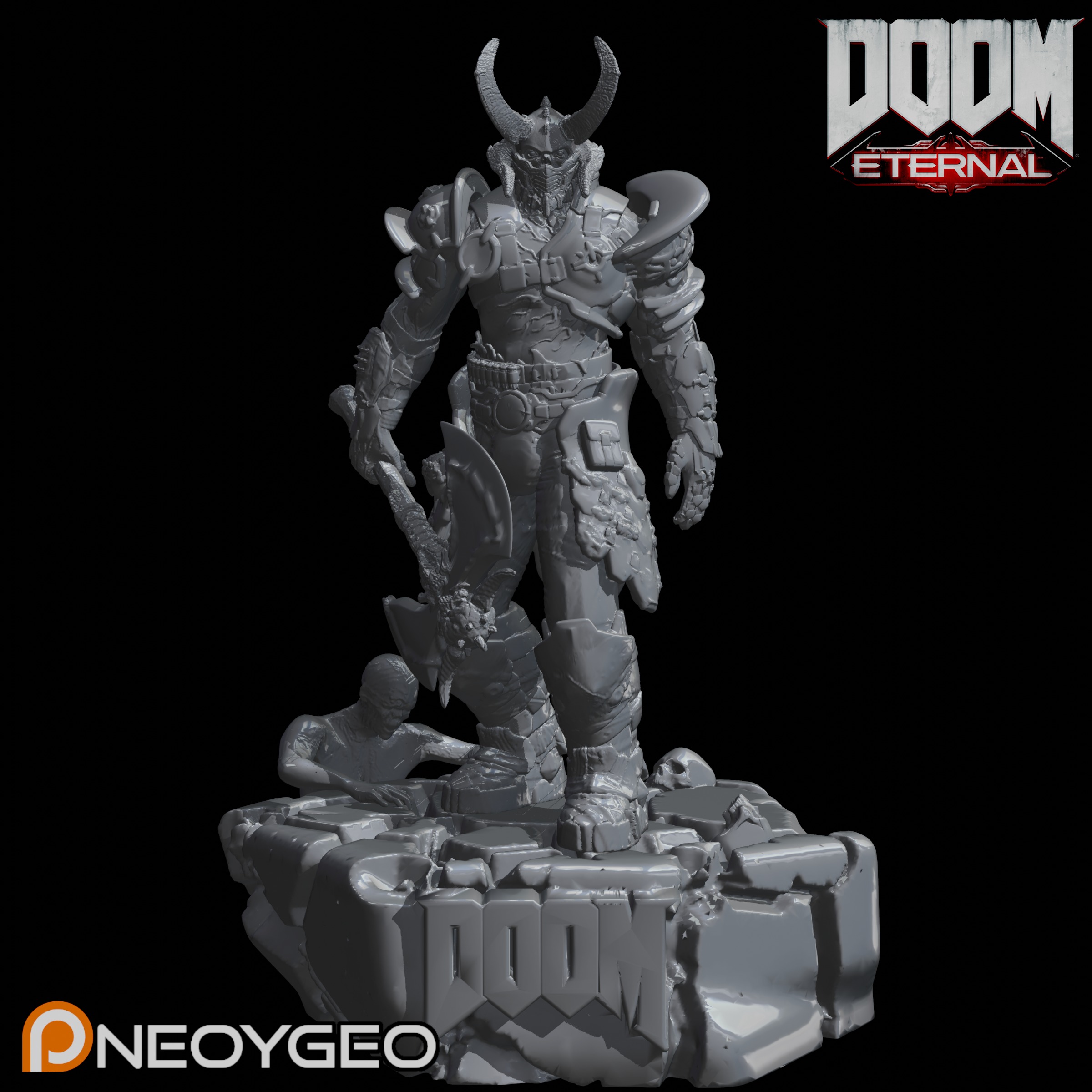 MARAUDER - DOOM ETERNAL 3D model 3D printable | CGTrader