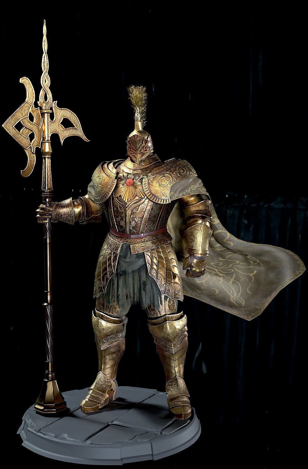 Tree Sentinel - Elden Ring 3D printable 3D model 3D printable | CGTrader