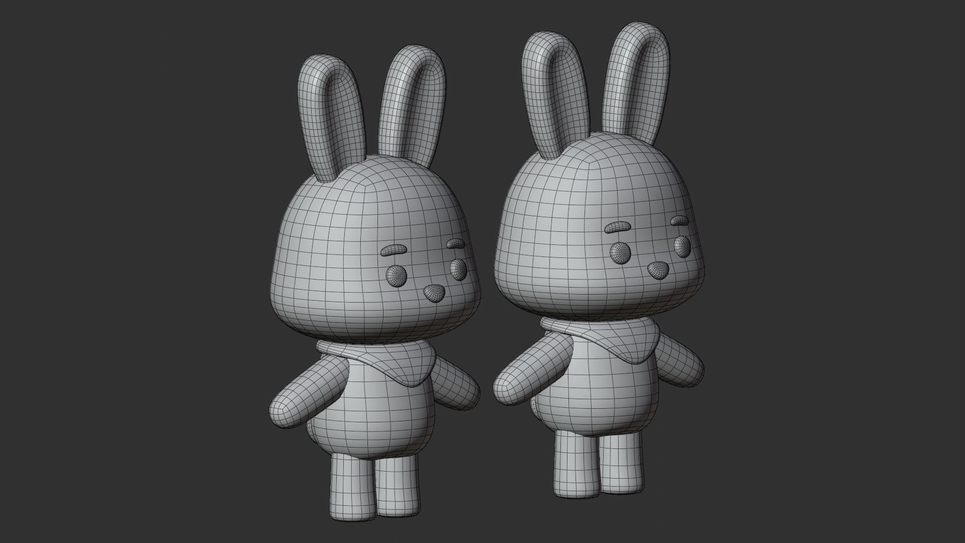 Cute Bunny free 3D model | CGTrader