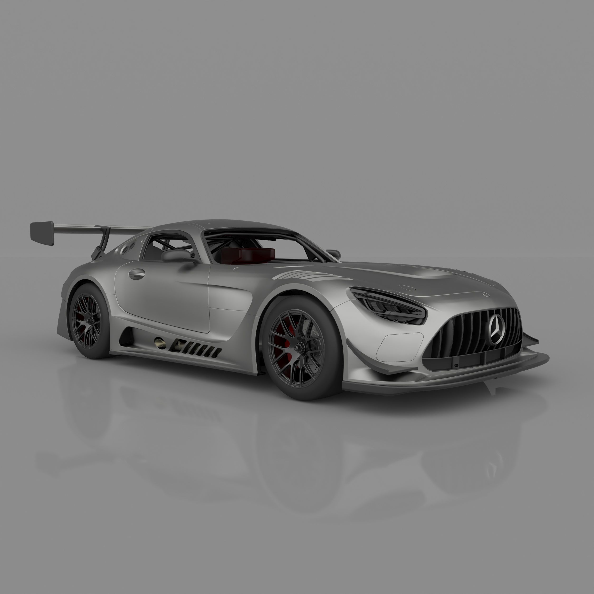 Mercedes AMG GT3 2024 Racing Car 3D Model for Printing 3D model 3D ...