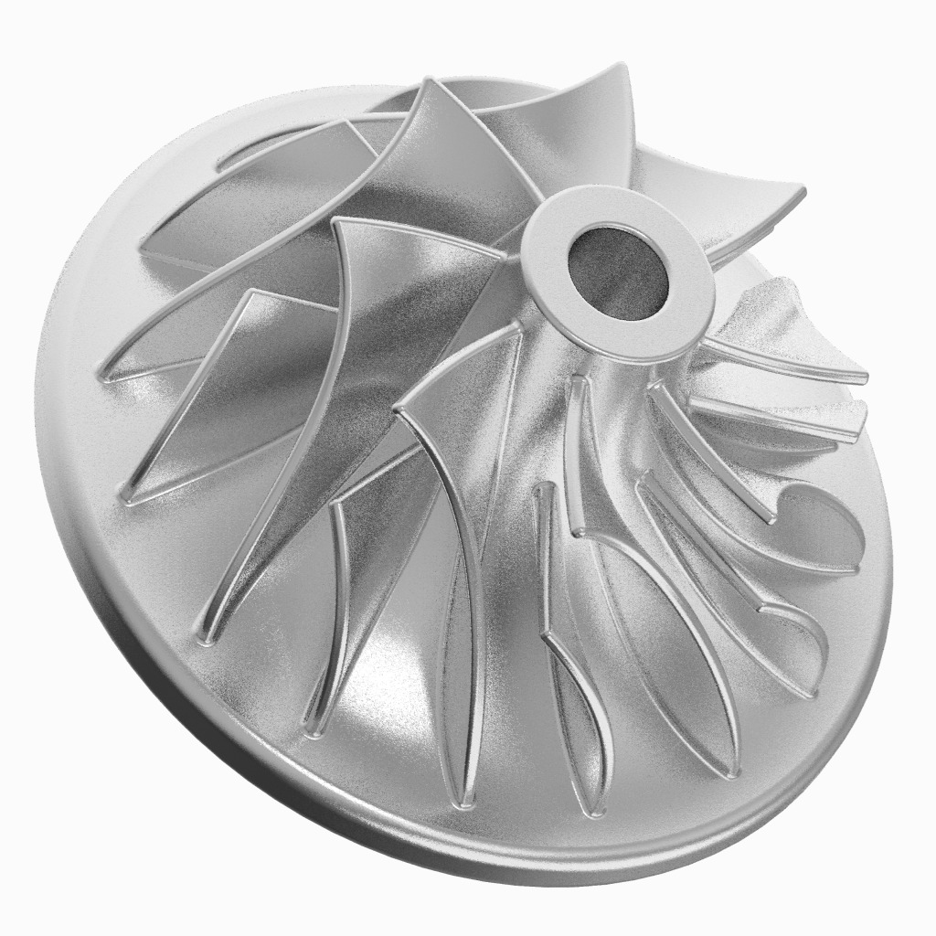 Centrifugal Pump Impeller 3D model 3D printable | CGTrader
