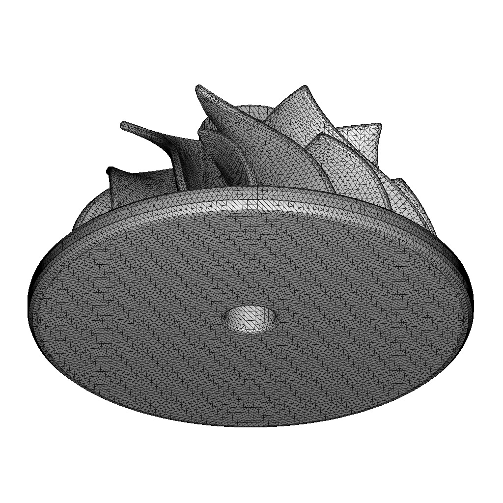 Centrifugal Pump Impeller 3D model 3D printable | CGTrader