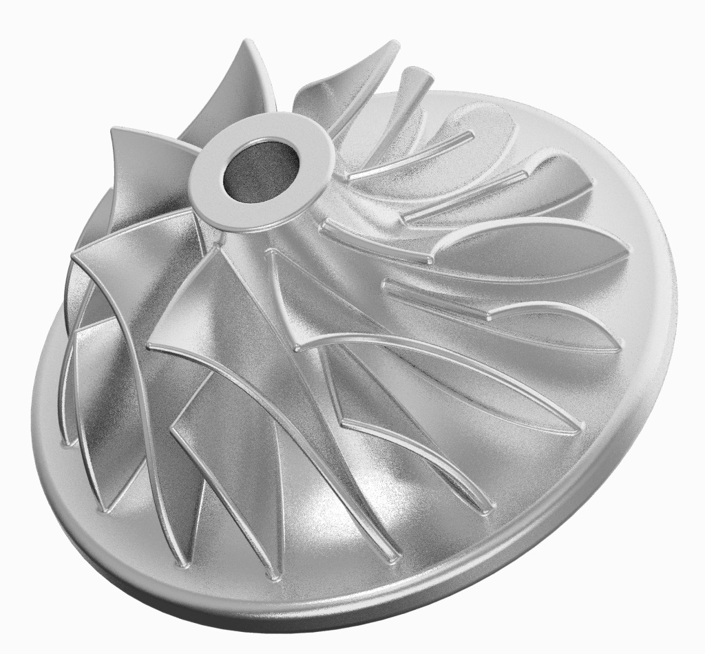 Centrifugal Pump Impeller 3D model 3D printable | CGTrader