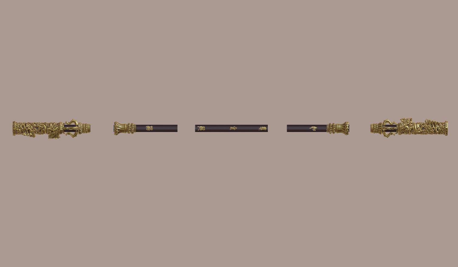Ruyi Jingu Bang - Black Myth Wukong 3D model 3D printable | CGTrader