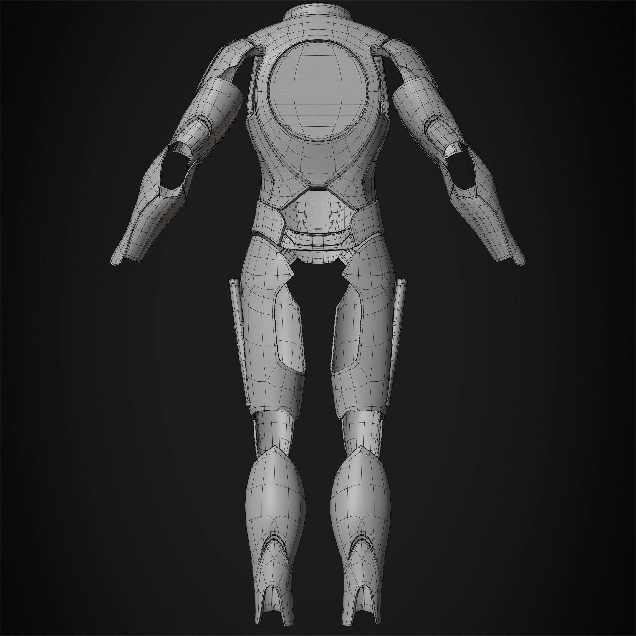 Tron Legacy Sam Flynn Armor for Cosplay 3D model 3D printable | CGTrader