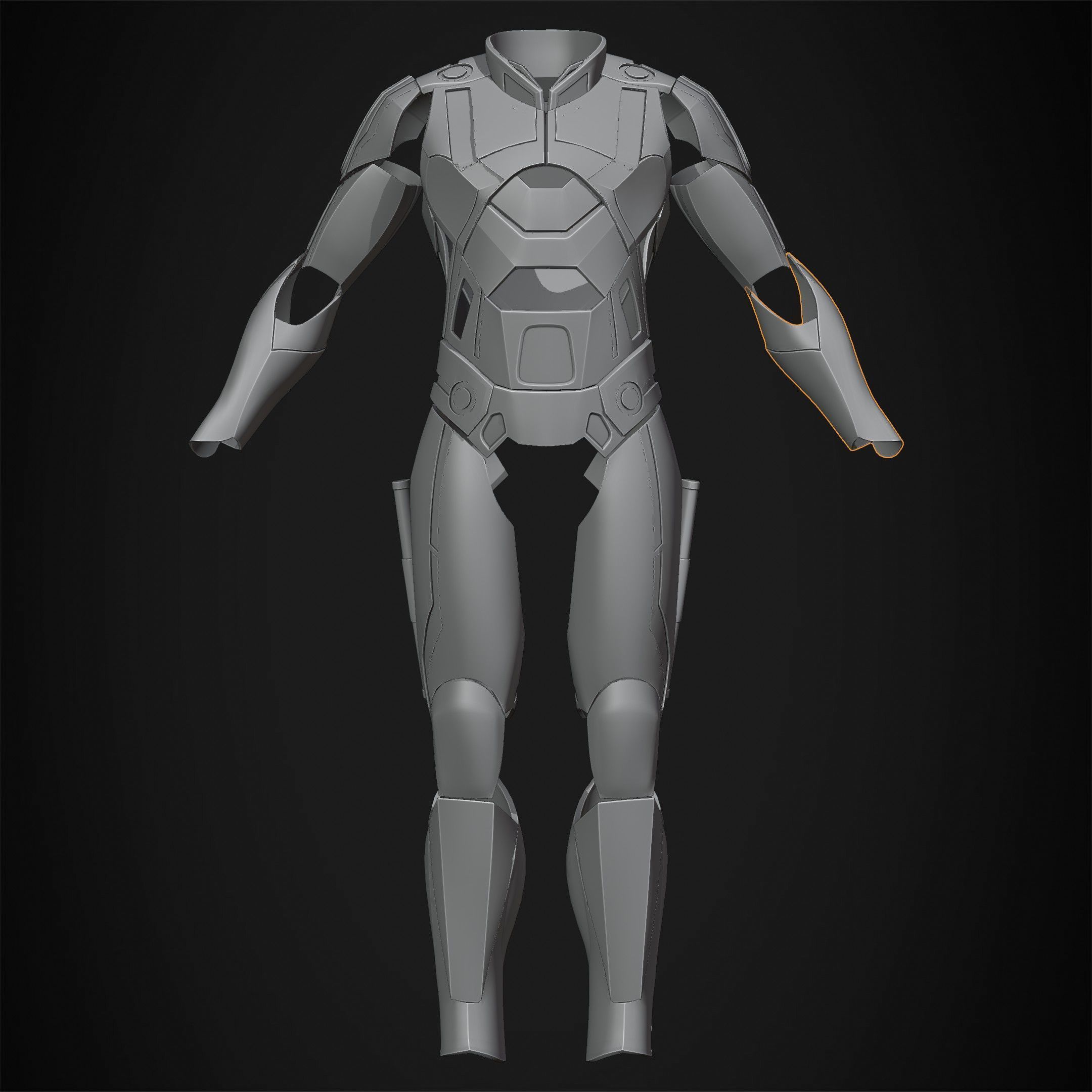 Tron Legacy Sam Flynn Armor for Cosplay 3D model 3D printable | CGTrader
