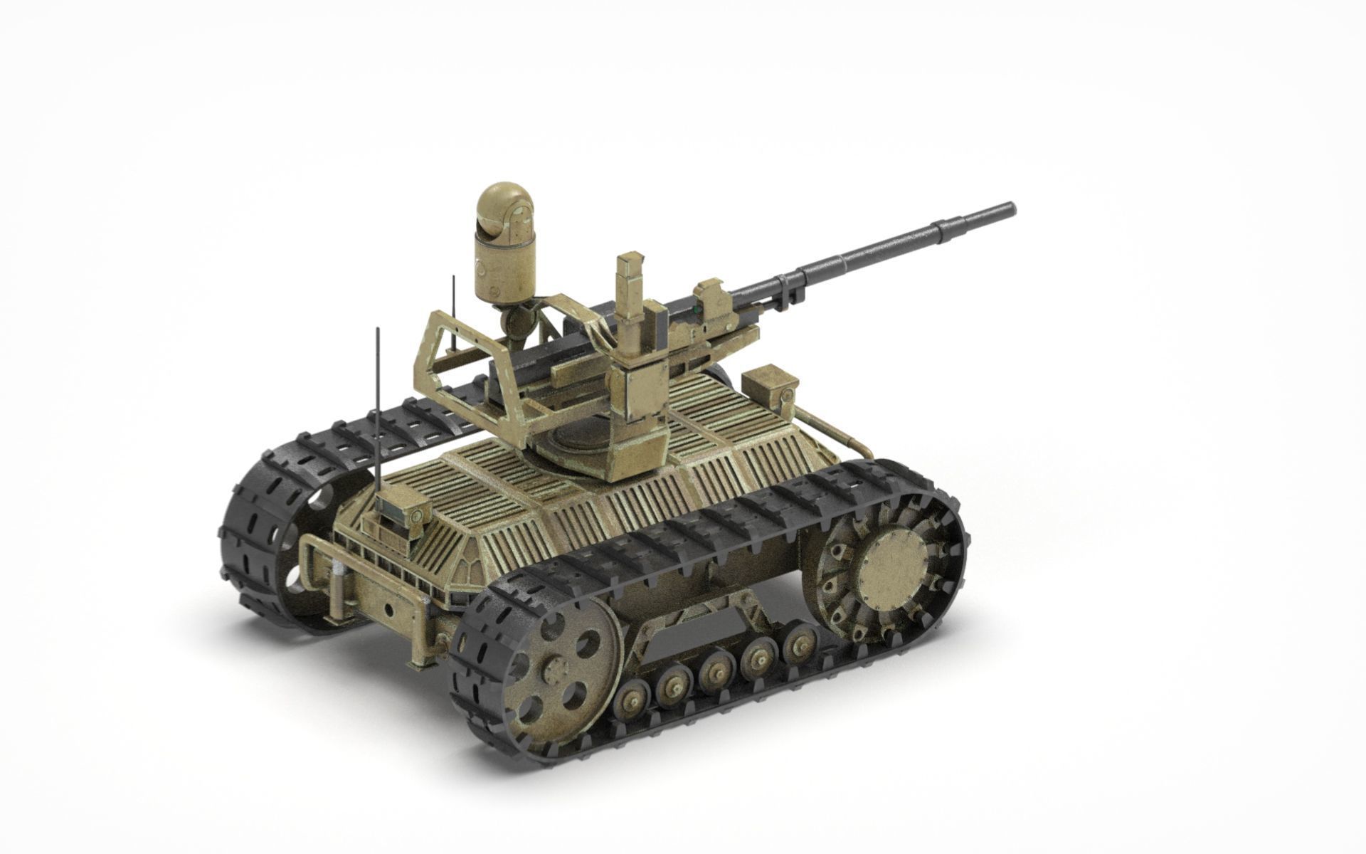 Sharp Claw I Chinese Tracked Unmanned Ground Vehicle UGV 3D model ...