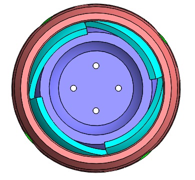 D25B4V01 Iris ball shutter mechanism 3d print free free 3D model 3D ...