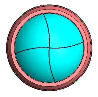 D25B4V01 Iris ball shutter mechanism 3d print free free 3D model 3D ...