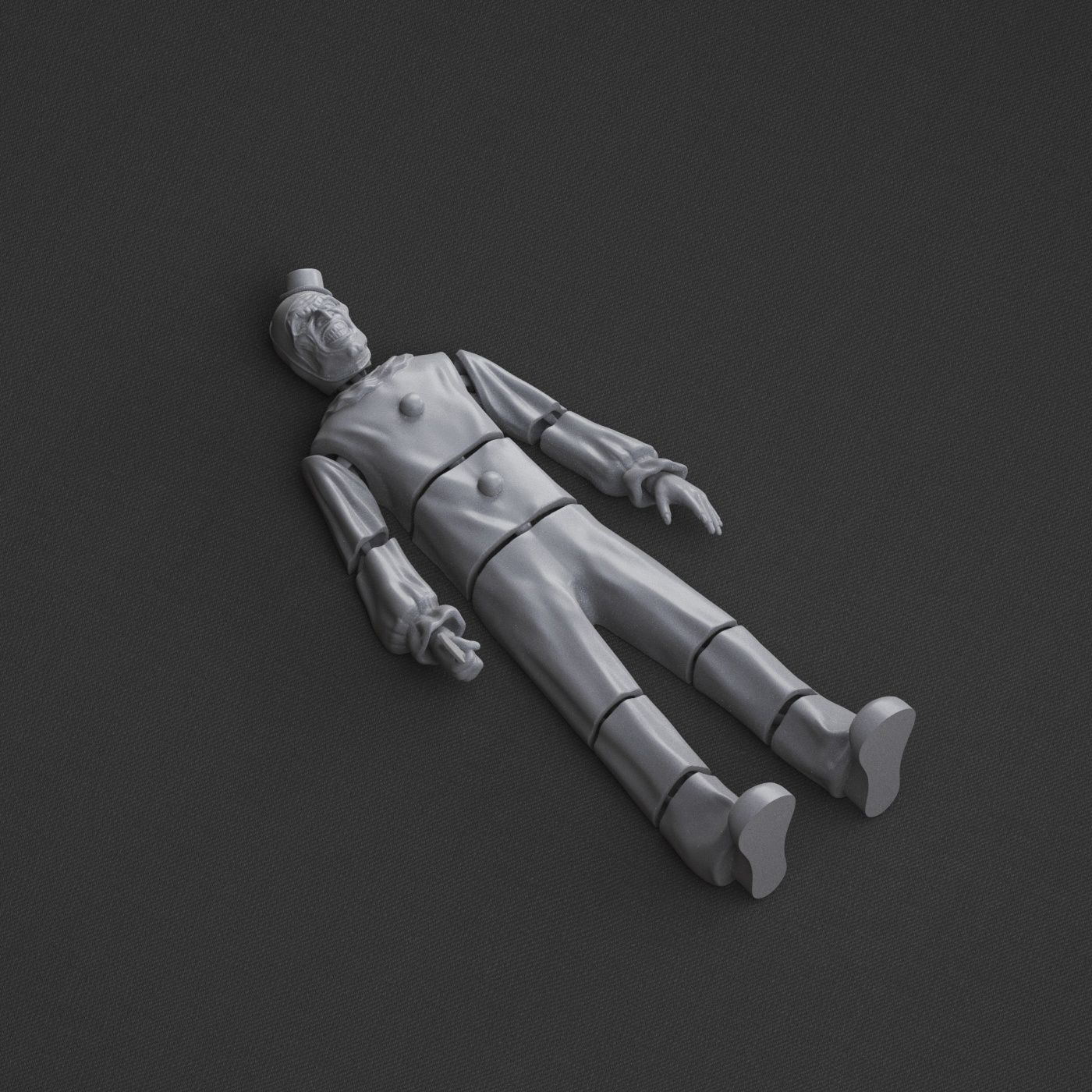 terrifier flexi - Art the Clown - 3D model 3D printable | CGTrader