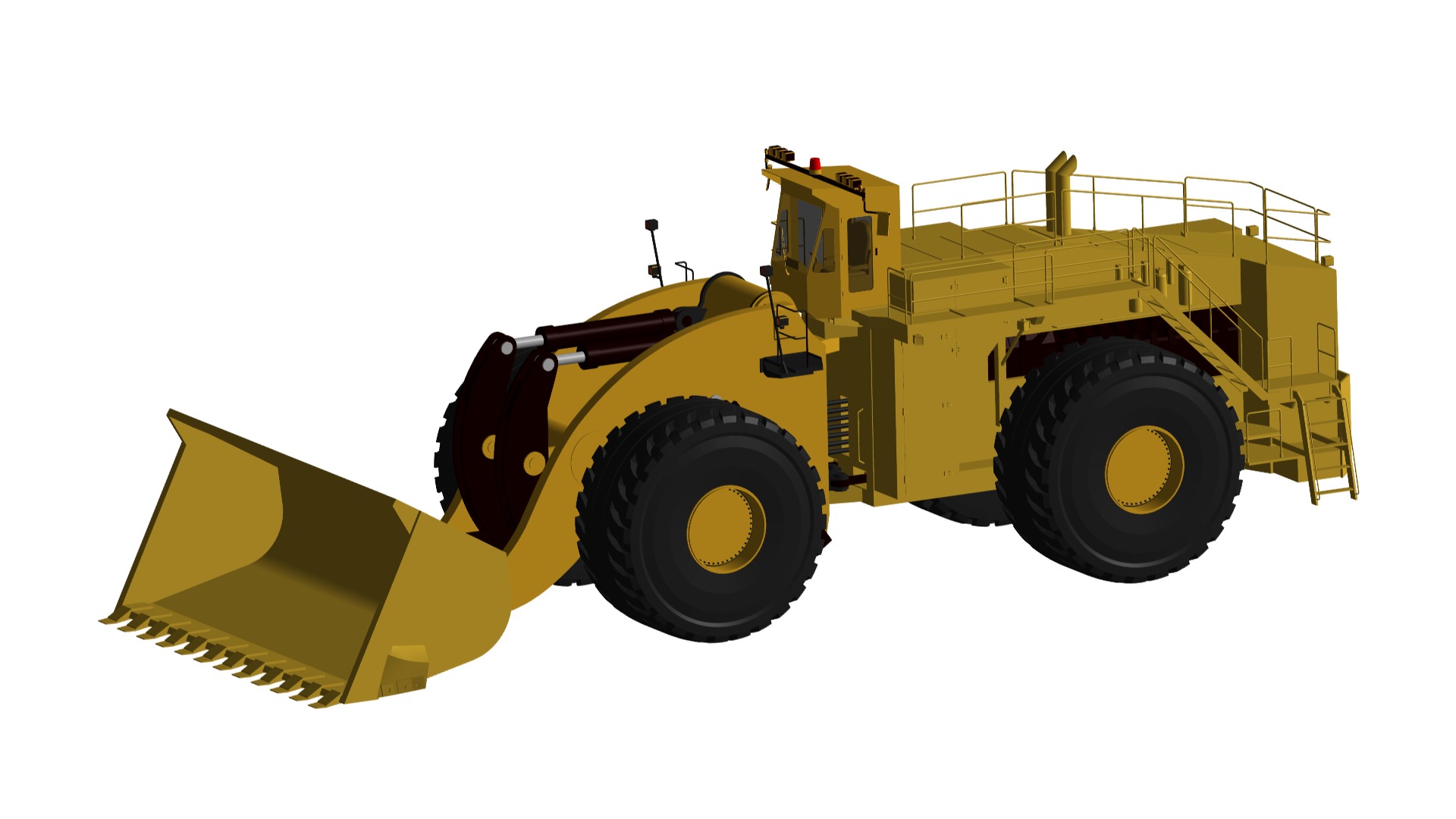Komatsu WE2350 Loader 3D model | CGTrader