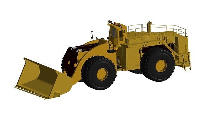 Komatsu WE2350 Loader 3D model | CGTrader