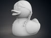 Cute Wednesday Addams Rubber Duck 3D model 3D printable | CGTrader