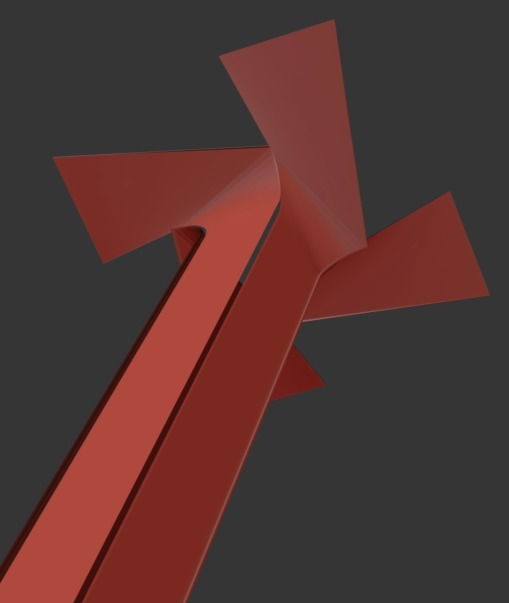 column design - curved 4 sided free 3D model | CGTrader