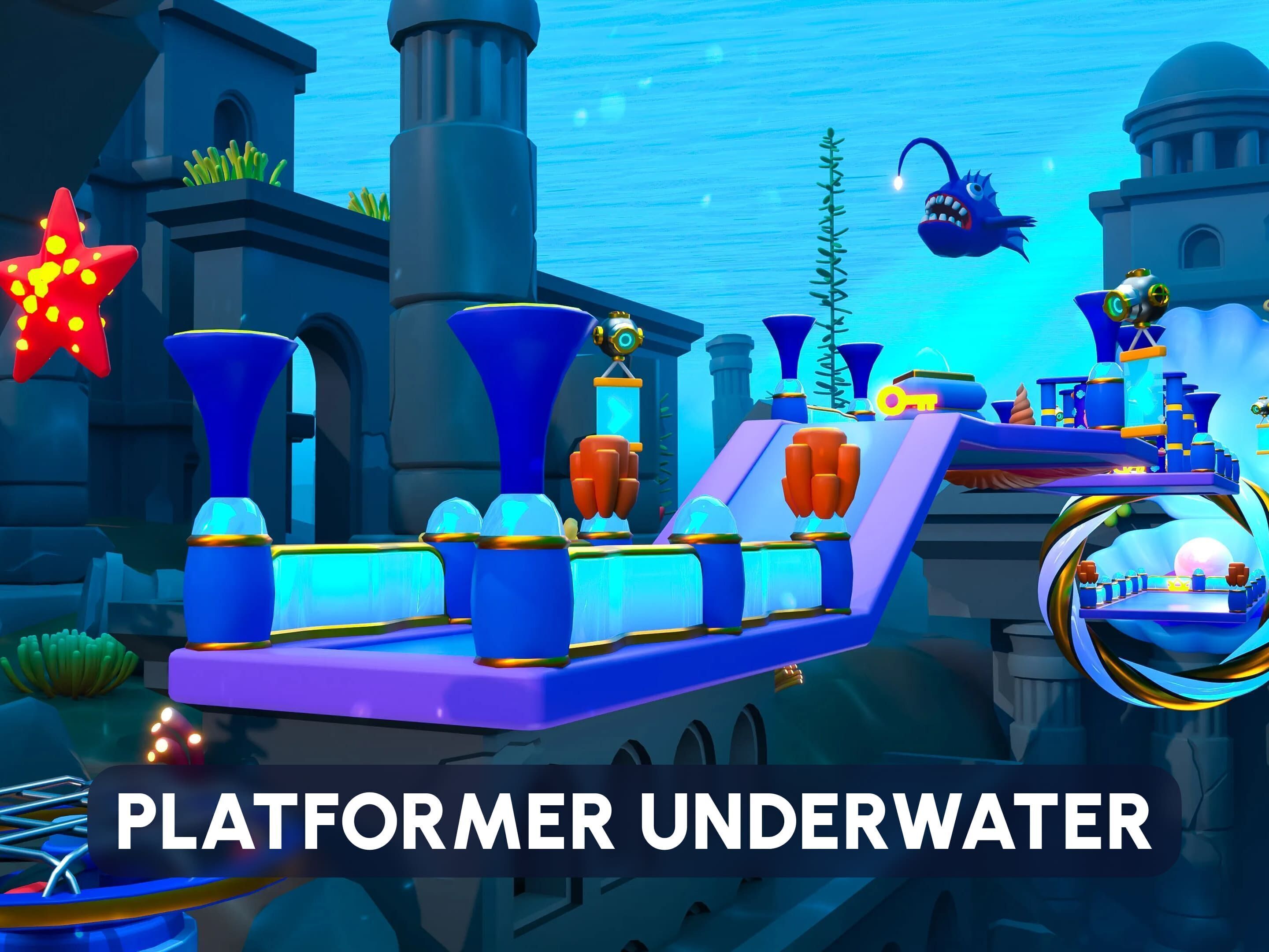 3D model Platformer 12 Underwater VR / AR / low-poly | CGTrader