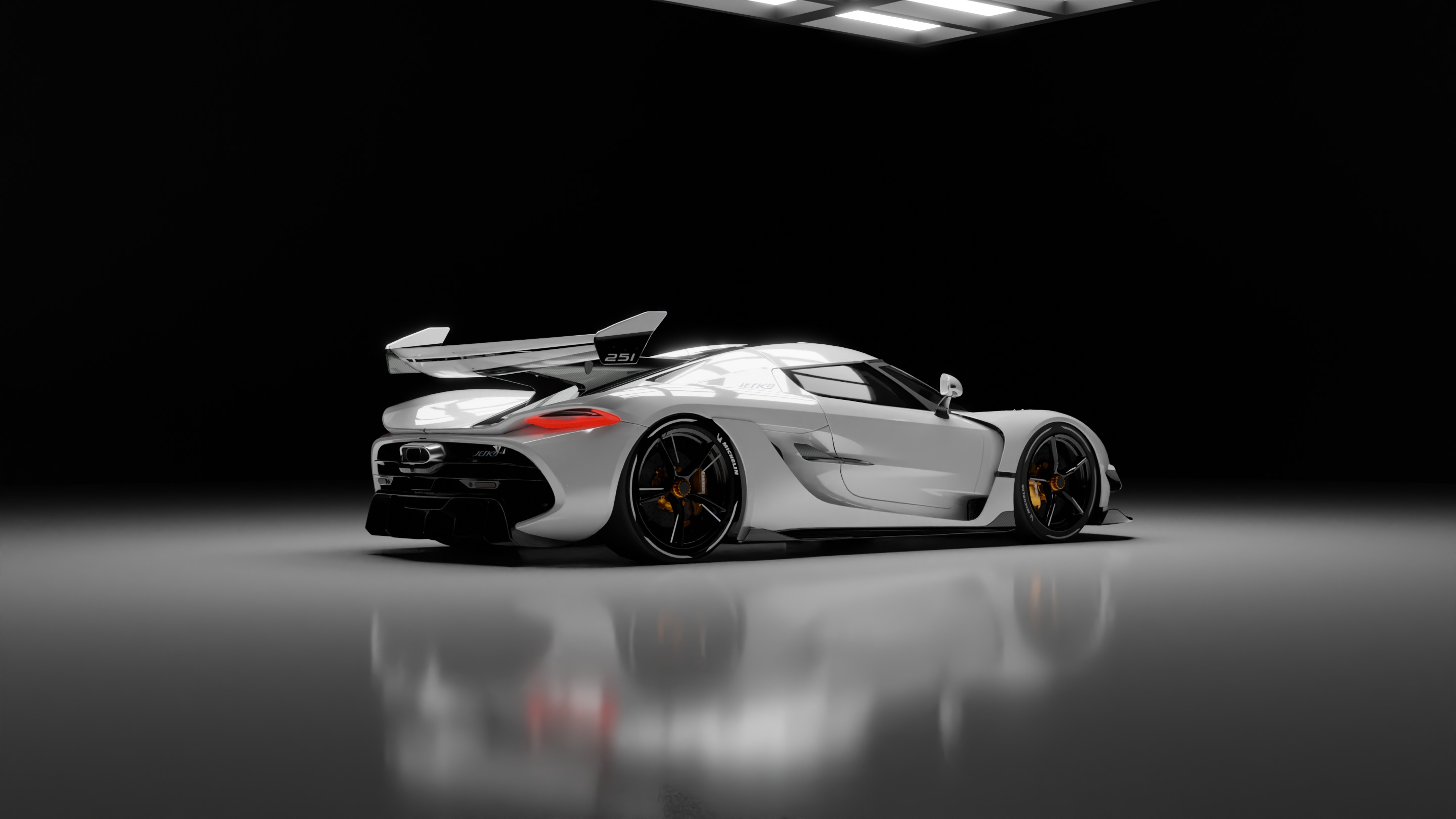 Koenigsegg Jesko and Scenario 3D model | CGTrader