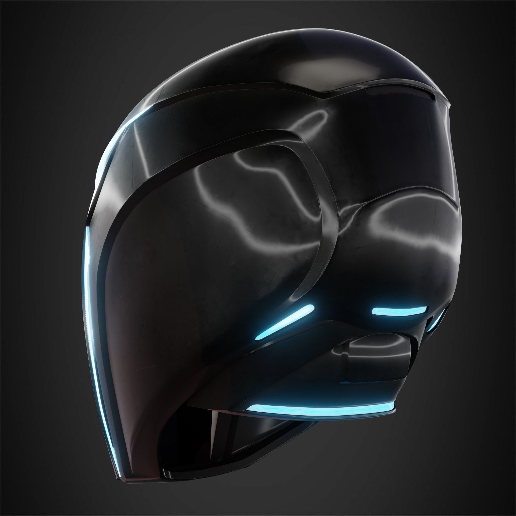 Tron Legacy Sam Flynn Full Armor and Disk for Cosplay 3D Model ...