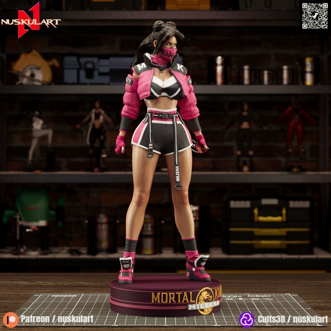 Mileena - Mortal Kombat - Earthrealm Costume - 3D Printing 3D model 3D ...
