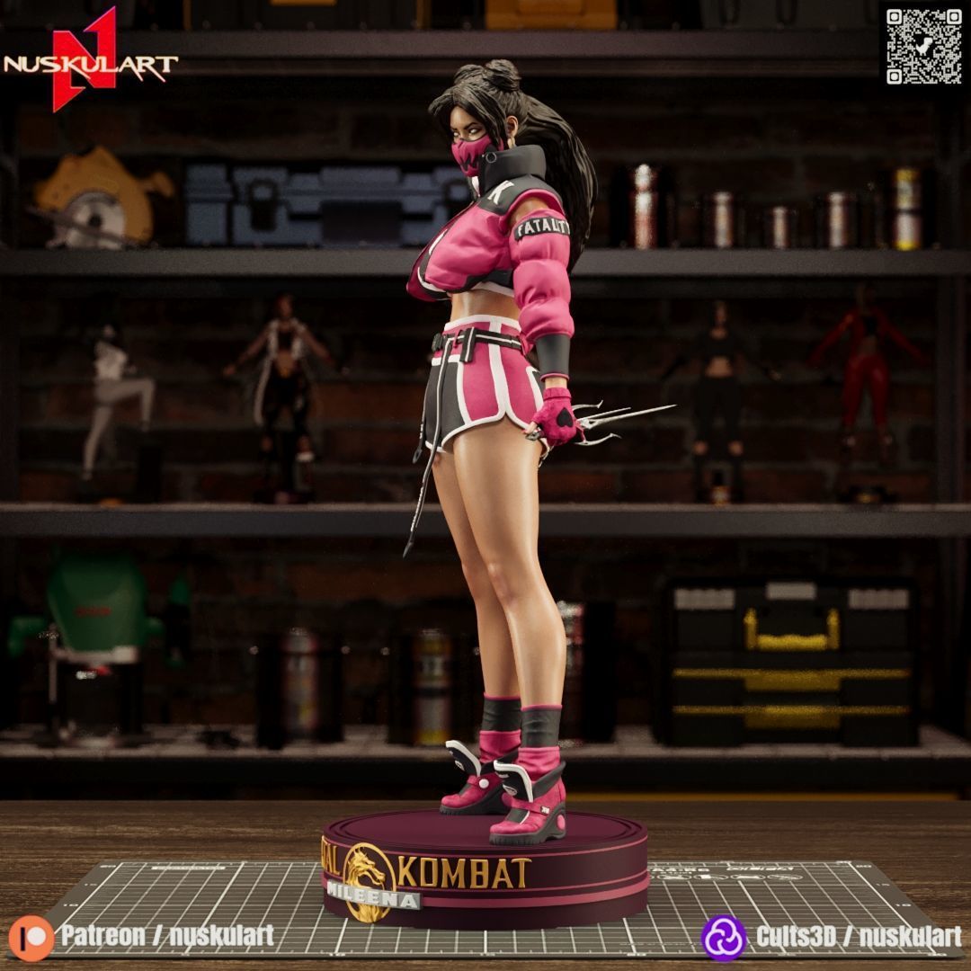 Mileena - Mortal Kombat - Earthrealm Costume - 3D Printing 3D model 3D printable | CGTrader