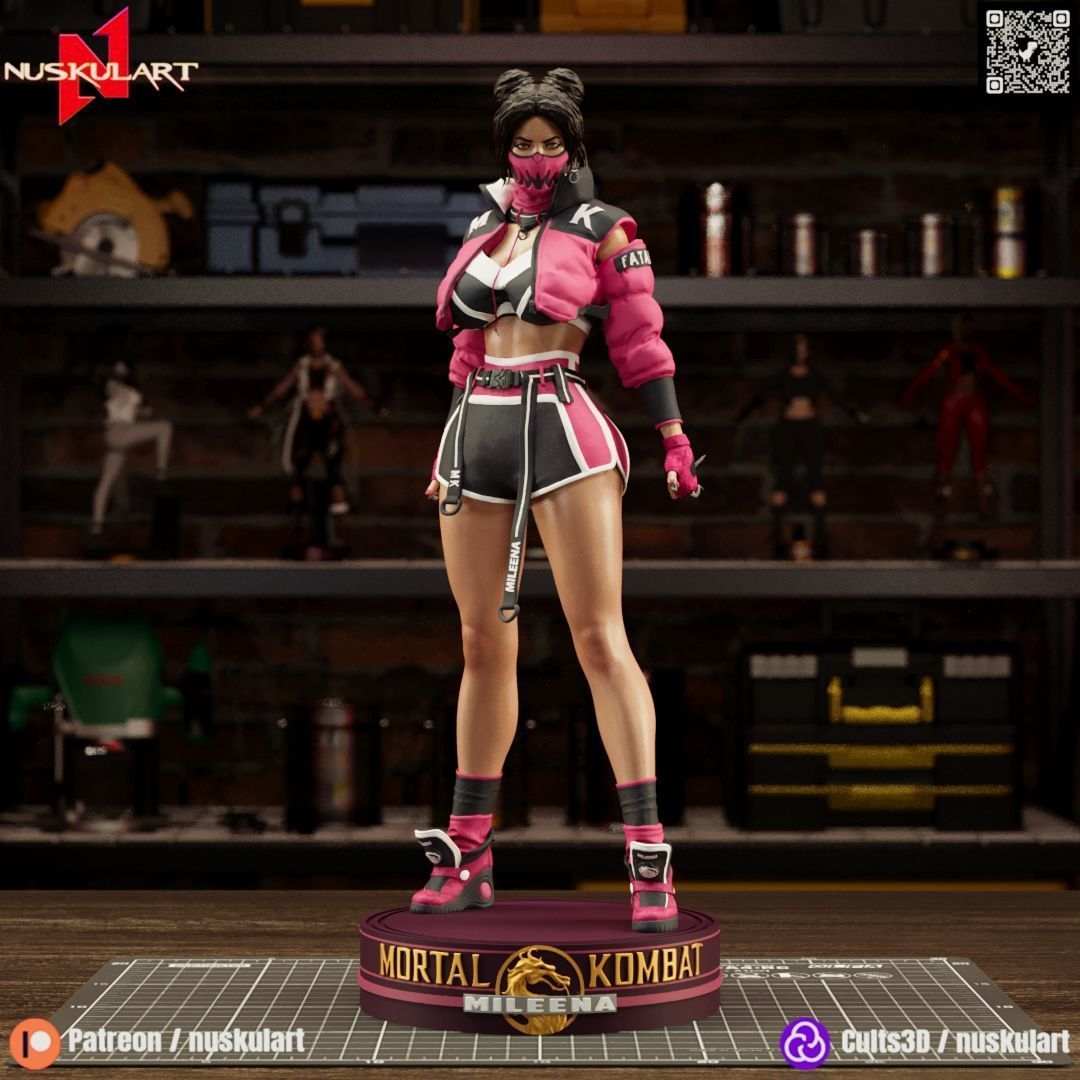 Mileena - Mortal Kombat - Earthrealm Costume - 3D Printing 3D model 3D printable | CGTrader