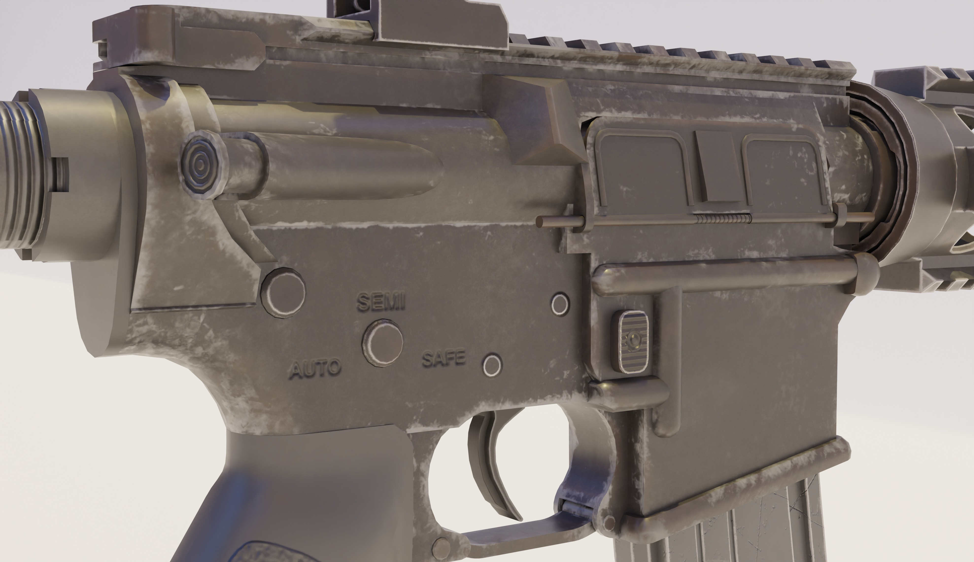 M4 Carbine free VR / AR / low-poly 3D model | CGTrader