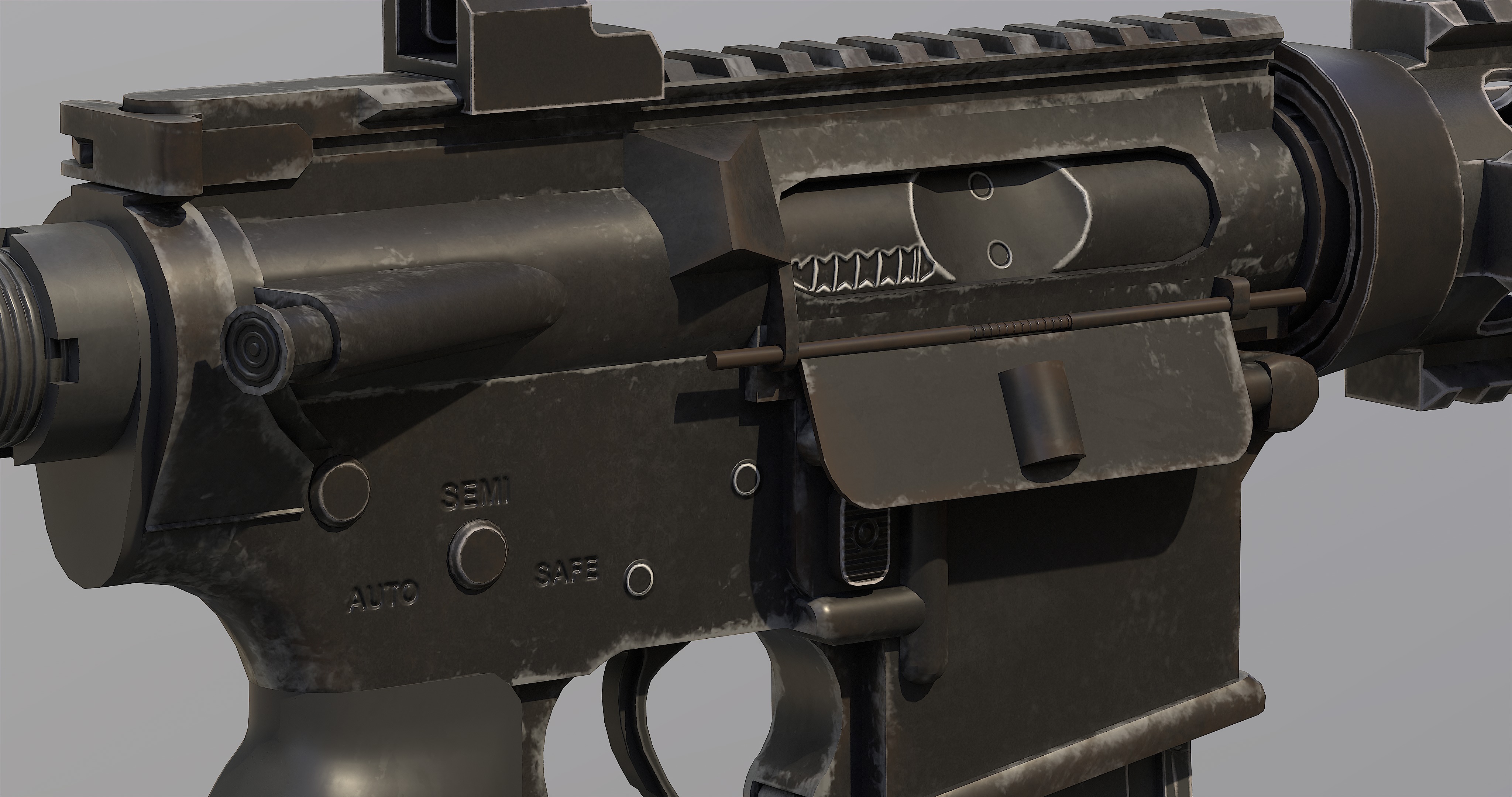 M4 Carbine free VR / AR / low-poly 3D model | CGTrader