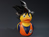 Cute Son Goku Rubber Duck 3D model 3D printable | CGTrader