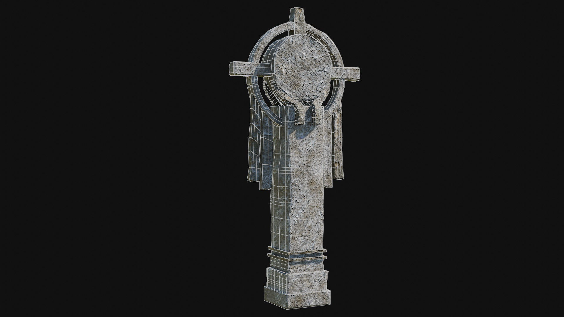 3D model STONE MONUMENTS TOTEMS PORTAL GATE TOTEM ROCK ANCIENT ...