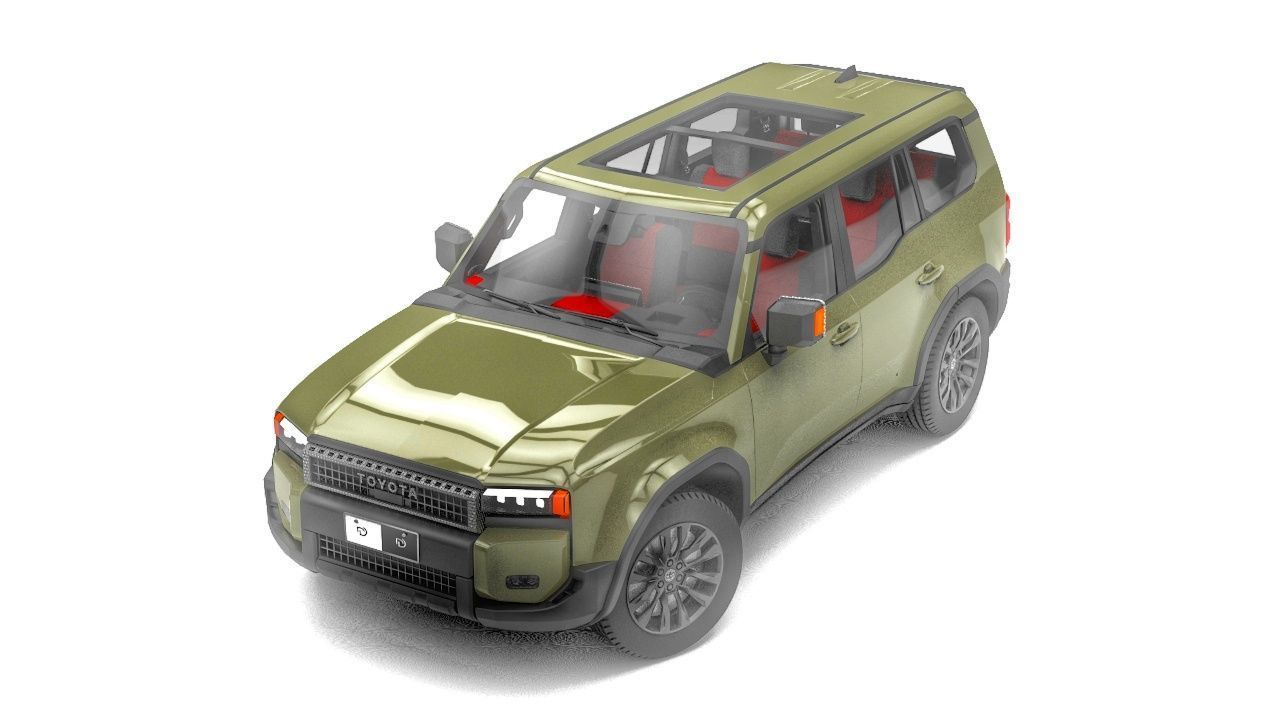 3D model Toyota Land Cruiser Prado 2025 With DETAIL INTERIOR VR / AR ...