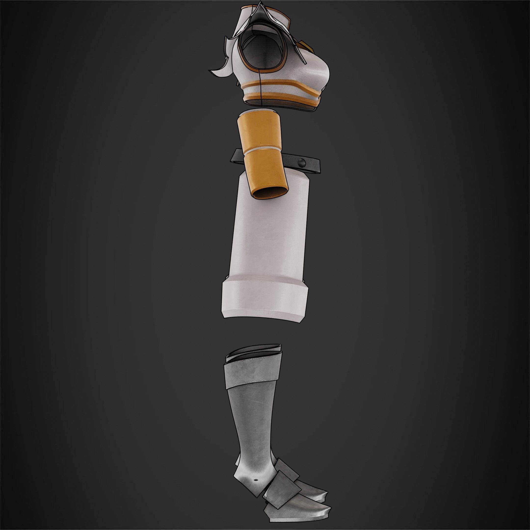 Konosuba Darkness Adamantite Armor for Cosplay 3D model 3D printable ...