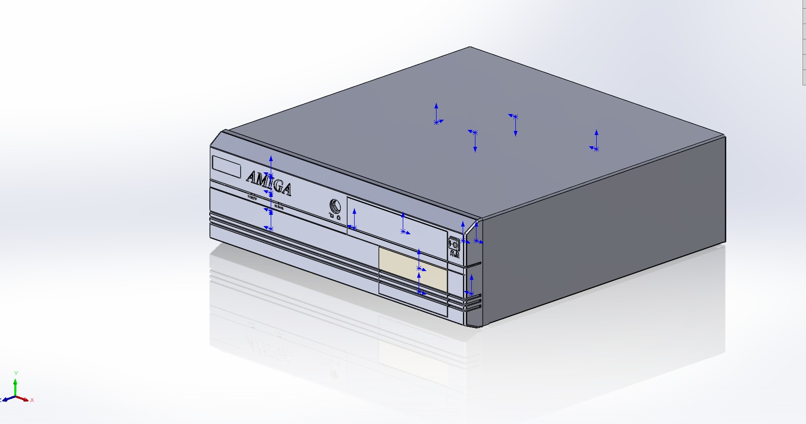 Commodore Amiga 4000 case 3d print and laser cutting model 3D model 3D ...