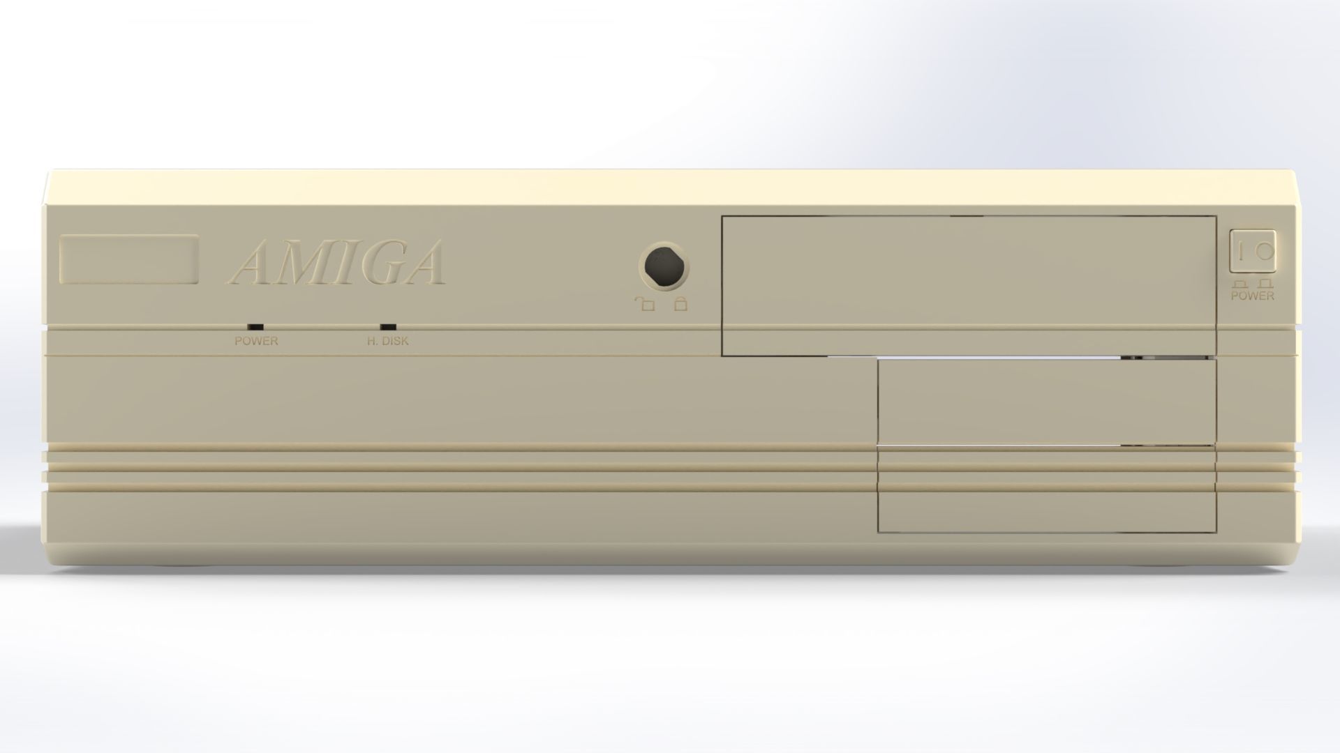 Commodore Amiga 4000 case 3d print and laser cutting model 3D model 3D ...