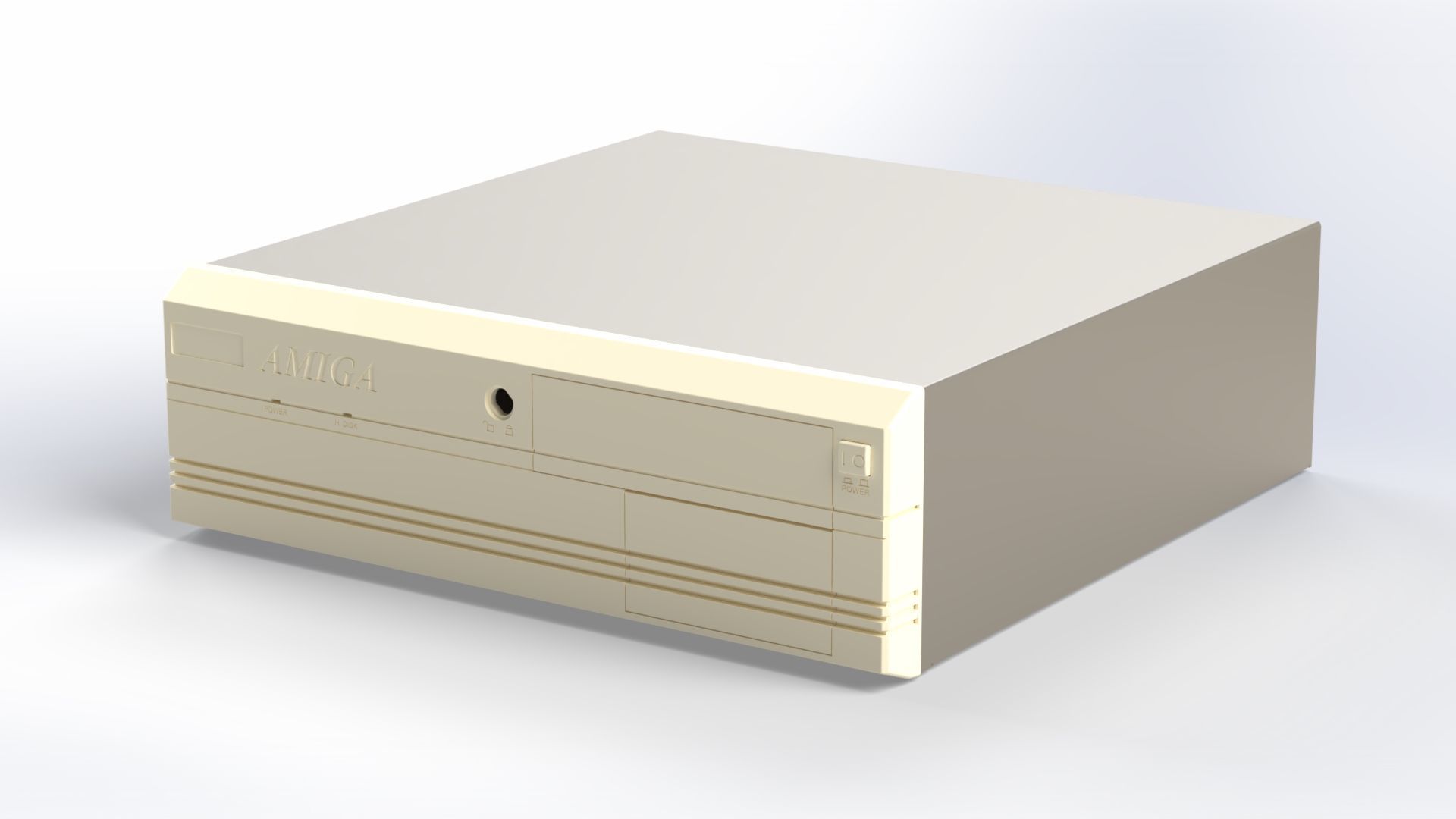 Commodore Amiga 4000 case 3d print and laser cutting model 3D model 3D ...