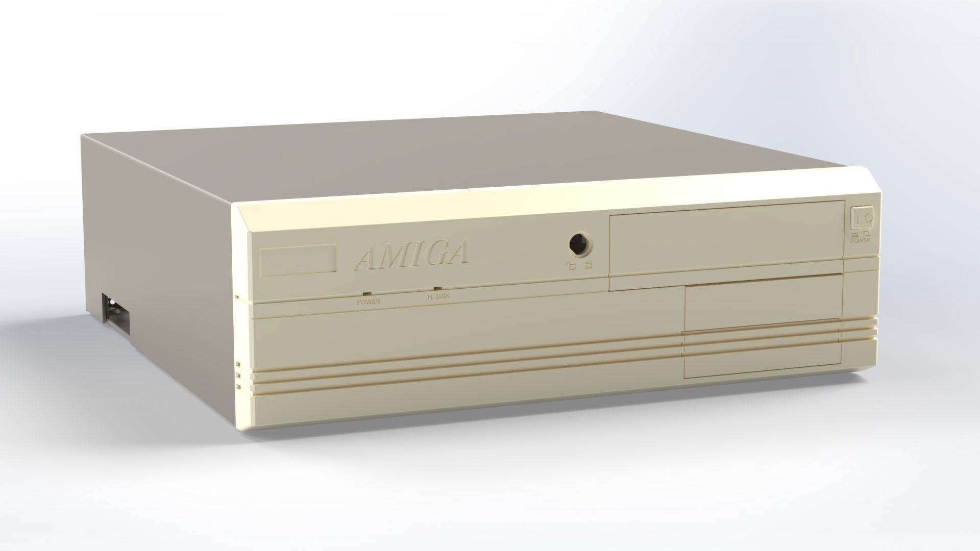Commodore Amiga 4000 case 3d print and laser cutting model 3D model 3D ...