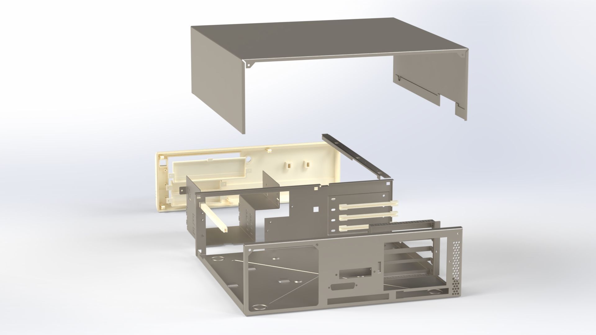 Commodore Amiga 4000 case 3d print and laser cutting model 3D model 3D ...