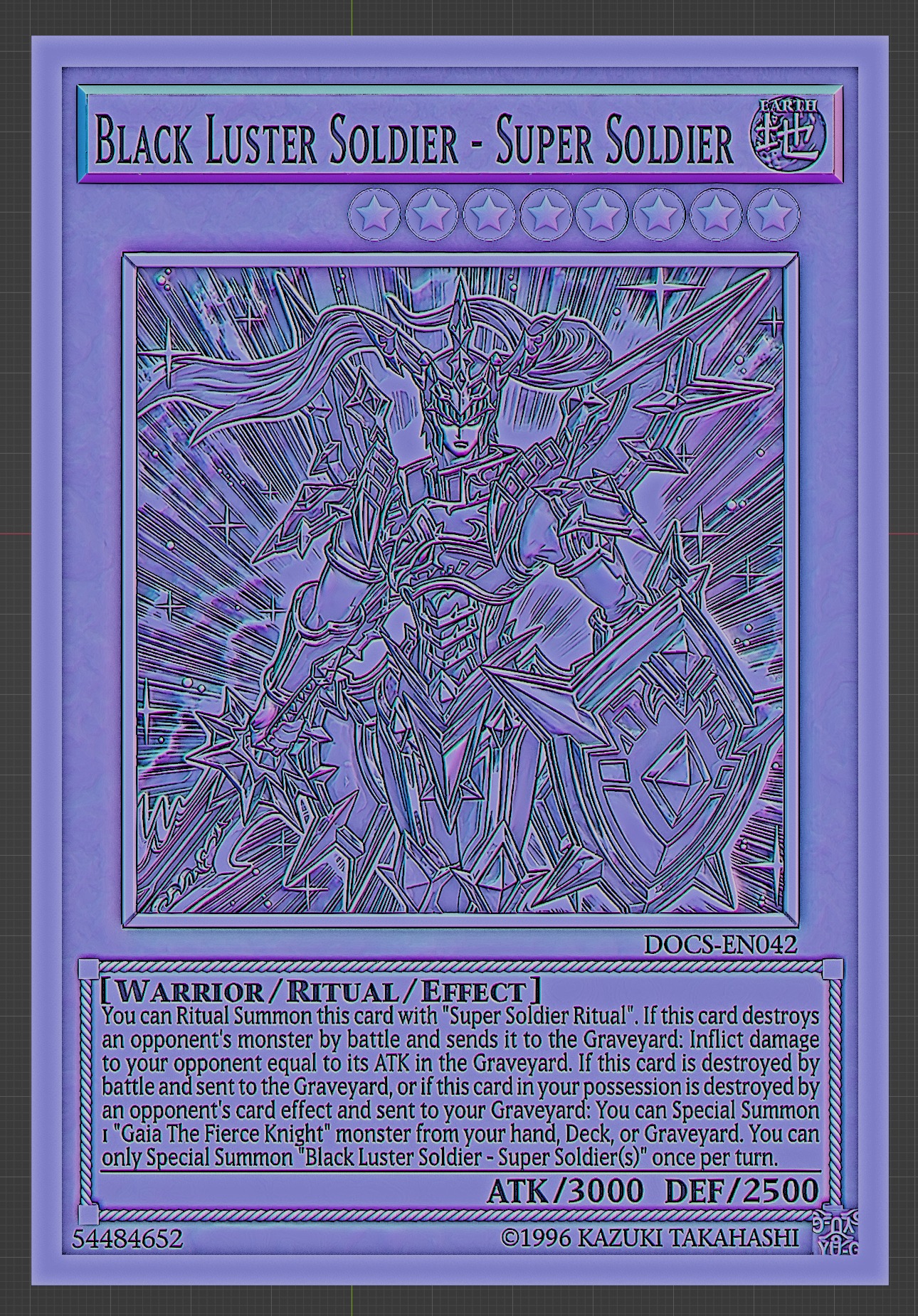 Black Luster Soldier - Super Soldier yu-gi-oh 3D model 3D printable | CGTrader