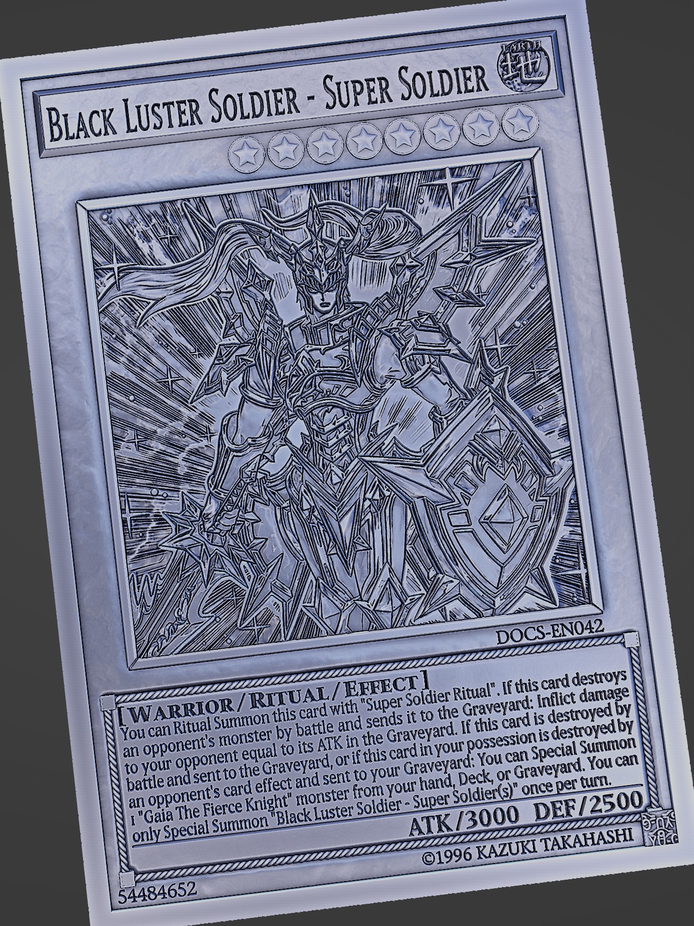 Black Luster Soldier - Super Soldier yu-gi-oh 3D model 3D printable ...